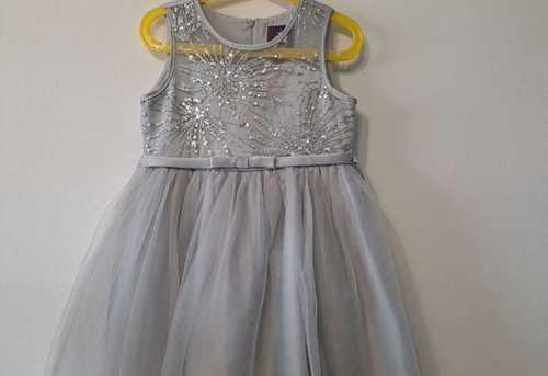 Нарядное платье для девочки 122 128