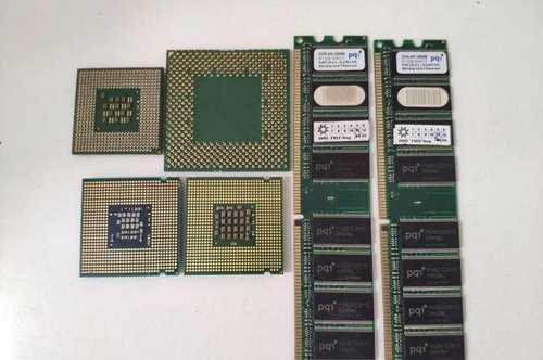 Оперативная память, процессор AMD, Intel Celeron