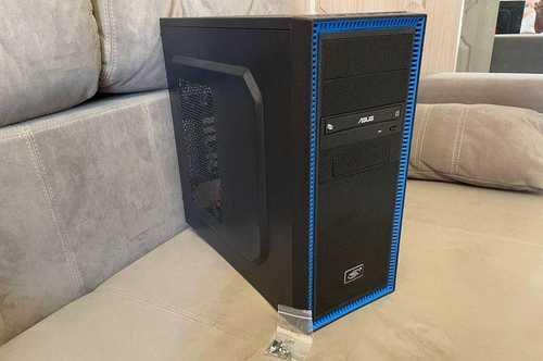 Игровой корпус deepcool Tesseract BF + DVD-RW asus