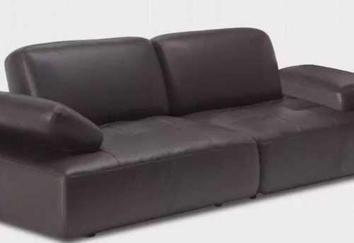 Прямой диван Rizvan (Сканди) кожа дизайн 6