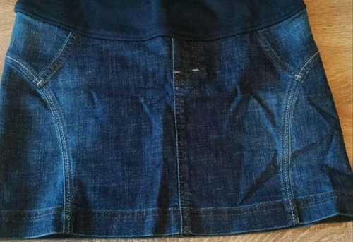 Новая юбка джинсовая для беременных