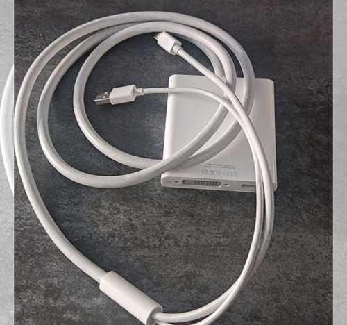 Оригинальный адаптер Apple A1306 dvi-dp-USB