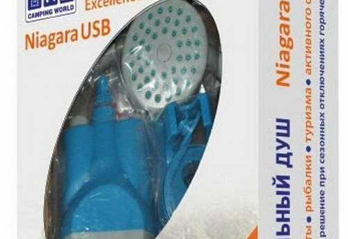 Походный душ, для Кемпинга,World Niagara с акб USB