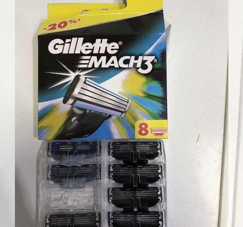 Gillette mach 3 лезвия