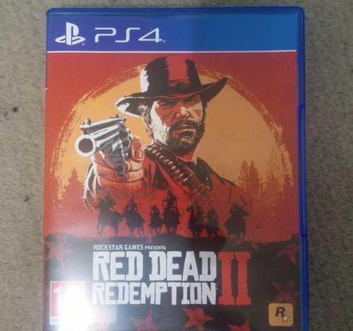 Диск PS4 (Blu–ray Disc) Игра Red dead redemption 2