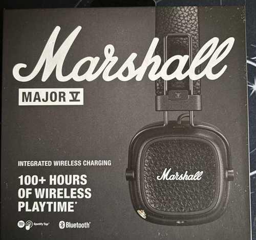 Беспроводные наушники Marshall Major V черные