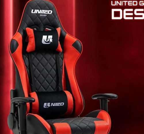 Кресло компьютерное united gamer Destroyer, Red