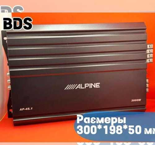 Усилитель 4х канальный Alpine 3000W (Новый)