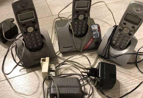 Телефон Panasonic с добавочными трубками