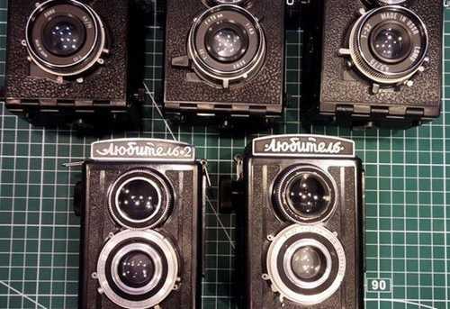 Пленочный фотоаппарат 5 штук коллекция любитель