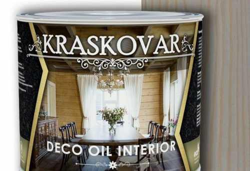 Масло Kraskovar Deco Oil Interior Айсберг 2,2л