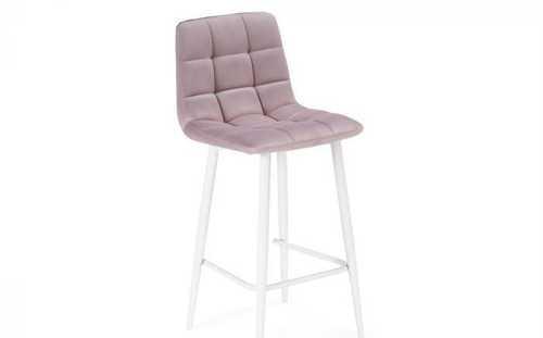 Барный стул Чилли К розовый - белый