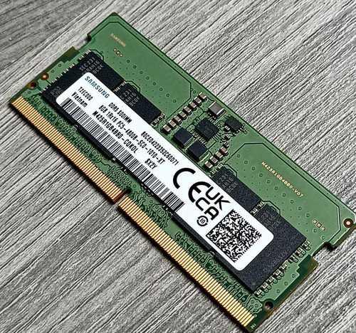 Оперативная память Samsung DDR5 sodimm 4800Mhz 8GB