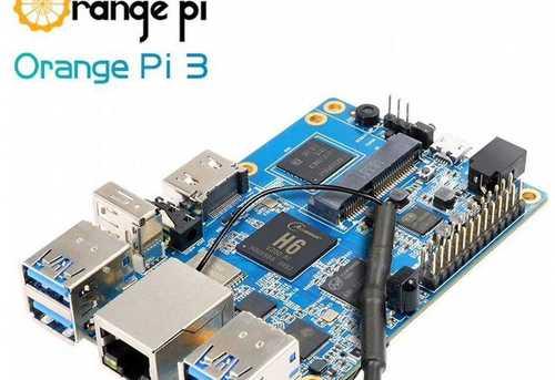 Микрокомпьютер Orange Pi 3 H6 (2GB+8GB eMMC)