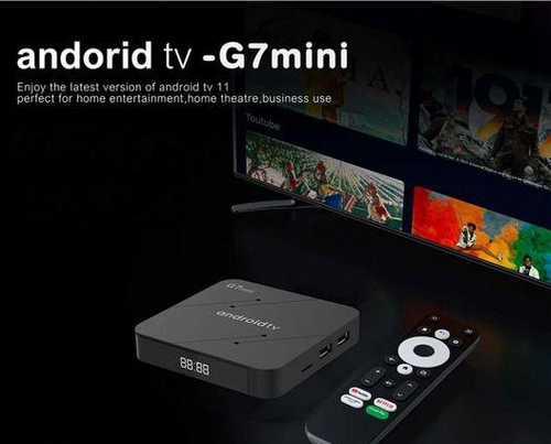 Android TV box G7, Android TV 11, (2-16Gb),S905 w2