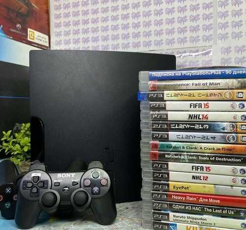 Прошитая Sony PS3 Slim CFW 600Gb   30 Игр