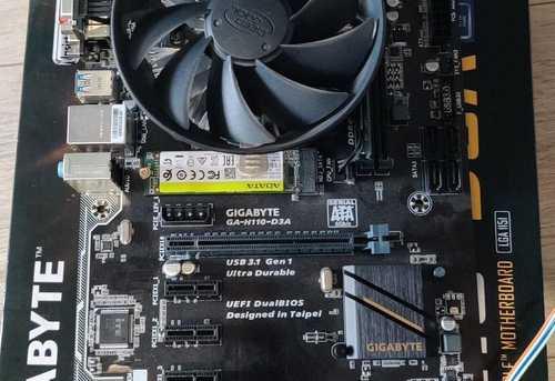 Материнская плата 1151 gigabyte GA-H110-D3A