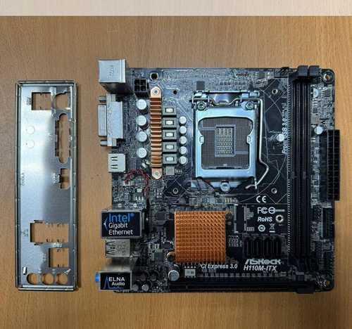 Материнская плата Asrock H110M-ITX LGA1151