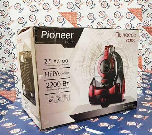 Пылесос Pioneer VC315C красный