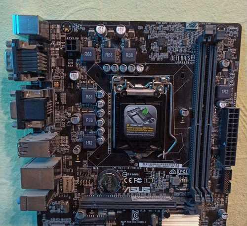 Материнская плата Asus h100m-c, s1151