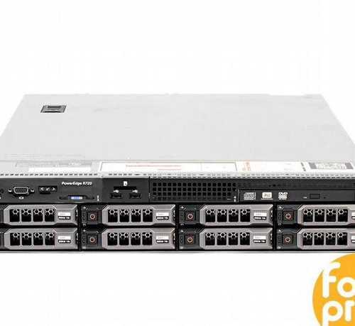 Сервер dell R720 8LFF 2xE5-2697v2 80GB, H710