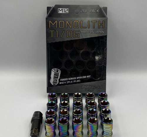 Колесные гайки Kics Monolith m12x1.25 20шт