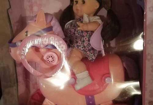 Кукла на лошадке