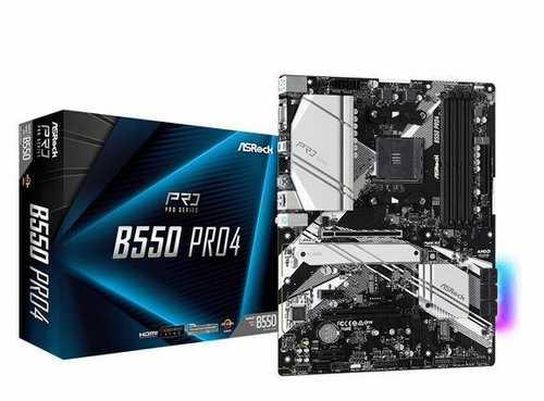 Мат. плата ASRock B550 Pro4 Гарантия DNS 09.10.24