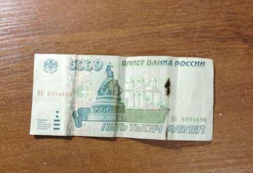 Купюра 5 тысяч 1995 года