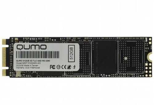SSD Qumo M.2 SATA 512gb, 2шт одним лотом