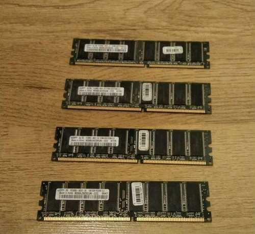 Память DDR PC3200 Samsung 512mb/1Gb