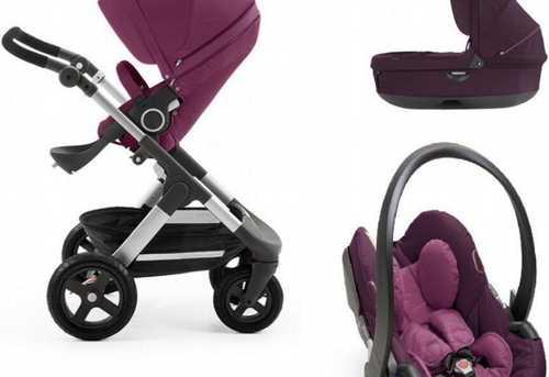 Коляска stokke trailz 3 в 1 terrain