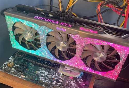 Видеокарта Palit RTX 3070 Ti GameRock 8gb