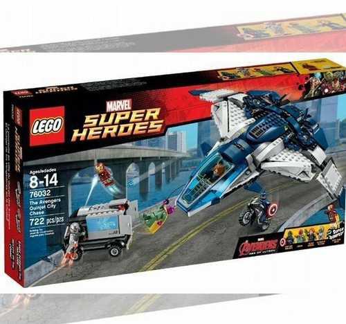 Lego 76032 The Avengers Quinjet City Chase новый