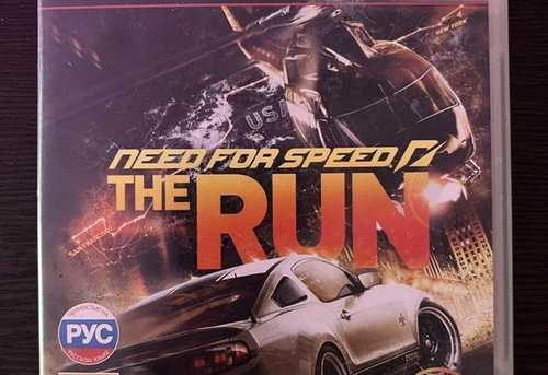 Диск на Sony PlayStation 3 need FOR speed THE RUN