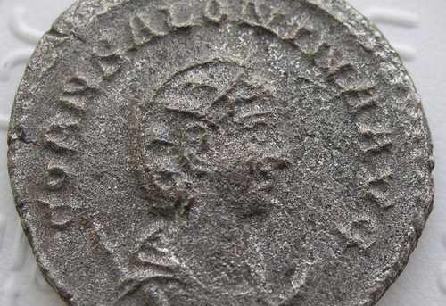 Монета Древний Рим Сапонина жена императ. Галлиена