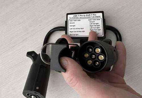Переходник для прицепа 7 pin USA 7 pin Euro