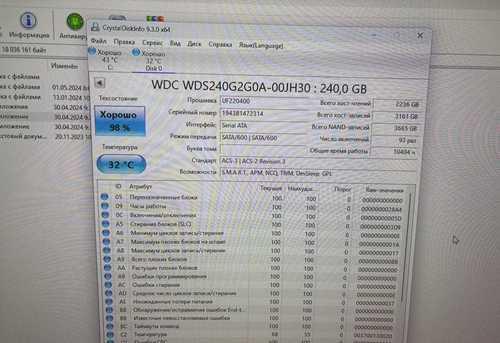 Ssd wd green 240 gb