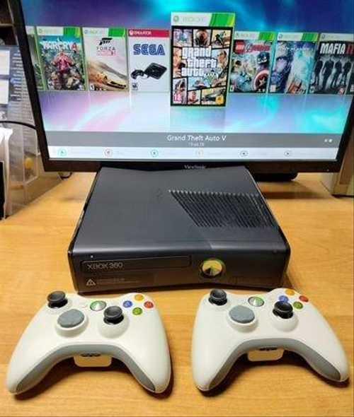 Xbox 360 S 250Gb FreeBoot 2 Джоя 38 Игр