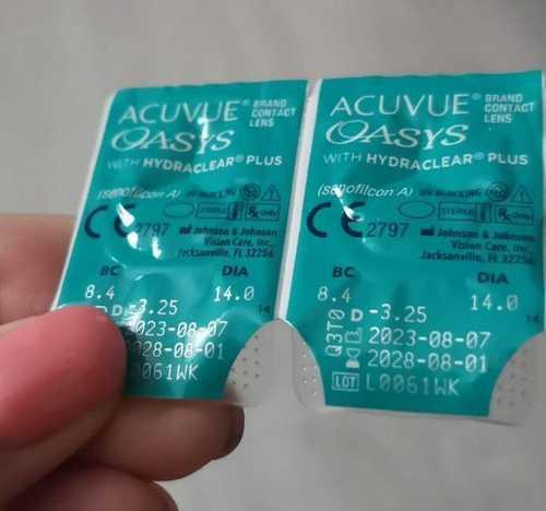 Линзы контактные acuvue oasys двухнедельные