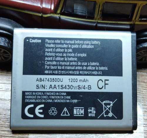 Samsung AB474350DU. Аккумулятор. Оригинал