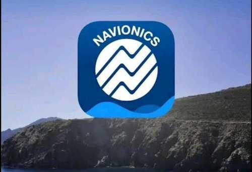 Карта глубин Navionics для смартфона и картпотера