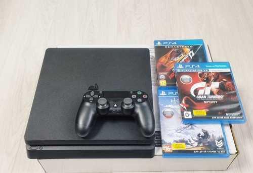 Sony PS4 slim 500gb Как Новая Гарантия