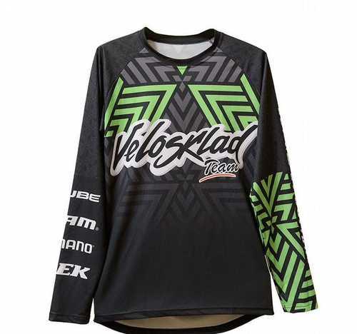 Velosklad Джерси Velosklad Team Green, цвет Зеленый, ростовка 52