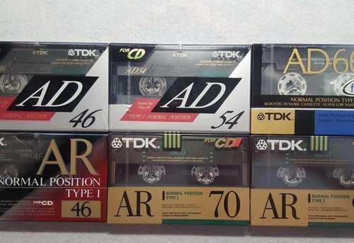 Аудиокассеты TDK AD, AR коллекция