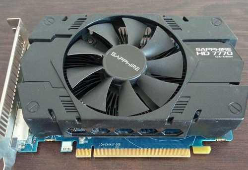 Видеокарта AMD HD 7770 Sapphire