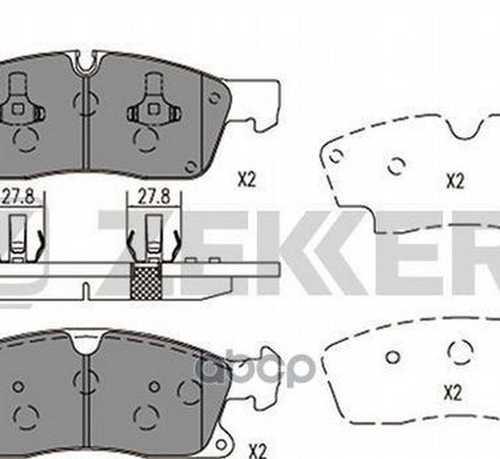 Колодки торм. диск. передн. MB GL (X166) 12- G