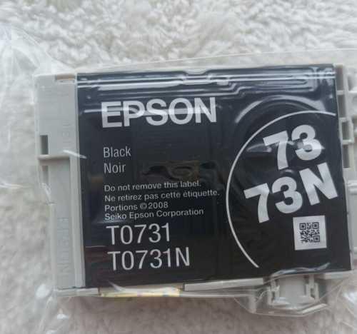 Картридж для Epson T0731 (Черный) Оригинал