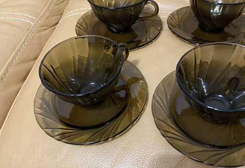 Чайные чашки с блюдцами Luminarc Франция