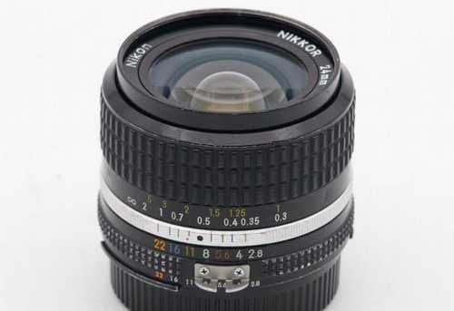 Объектив Nikon Nikkor 24mm f/2.8 AI-s